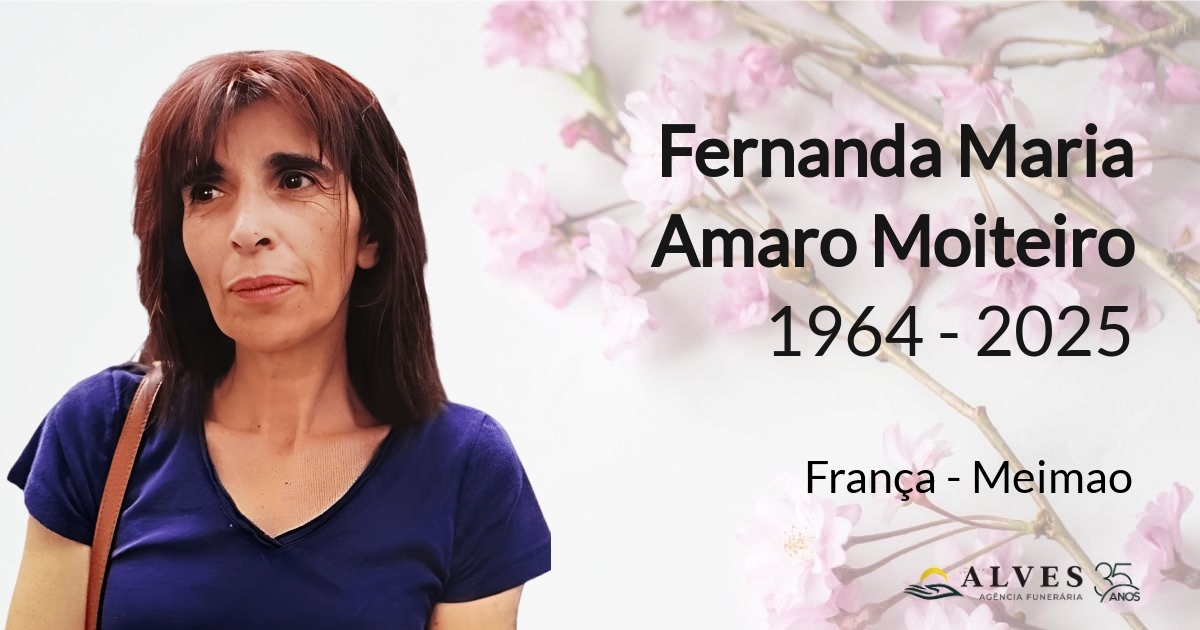 Homenagem a Sra. Fernanda Maria Amaro Moiteiro 1964-2025