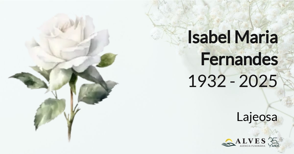 Homenagem a Isabel Maria Fernandes 1932-2025